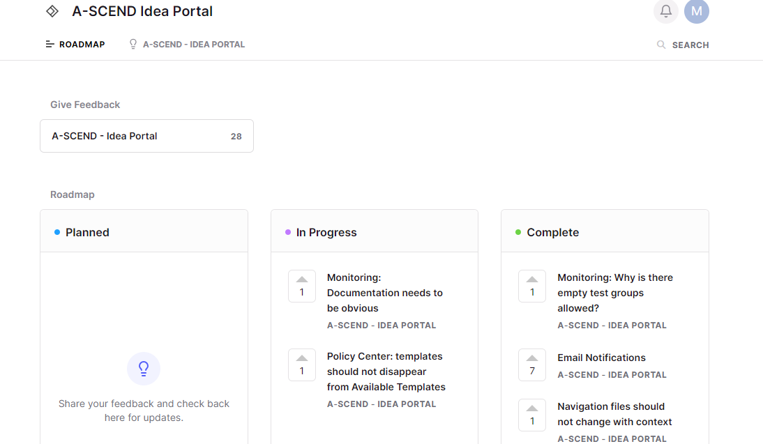 How to Submit or Vote on A-SCEND Feature Requests or Enhancements. – A ...
